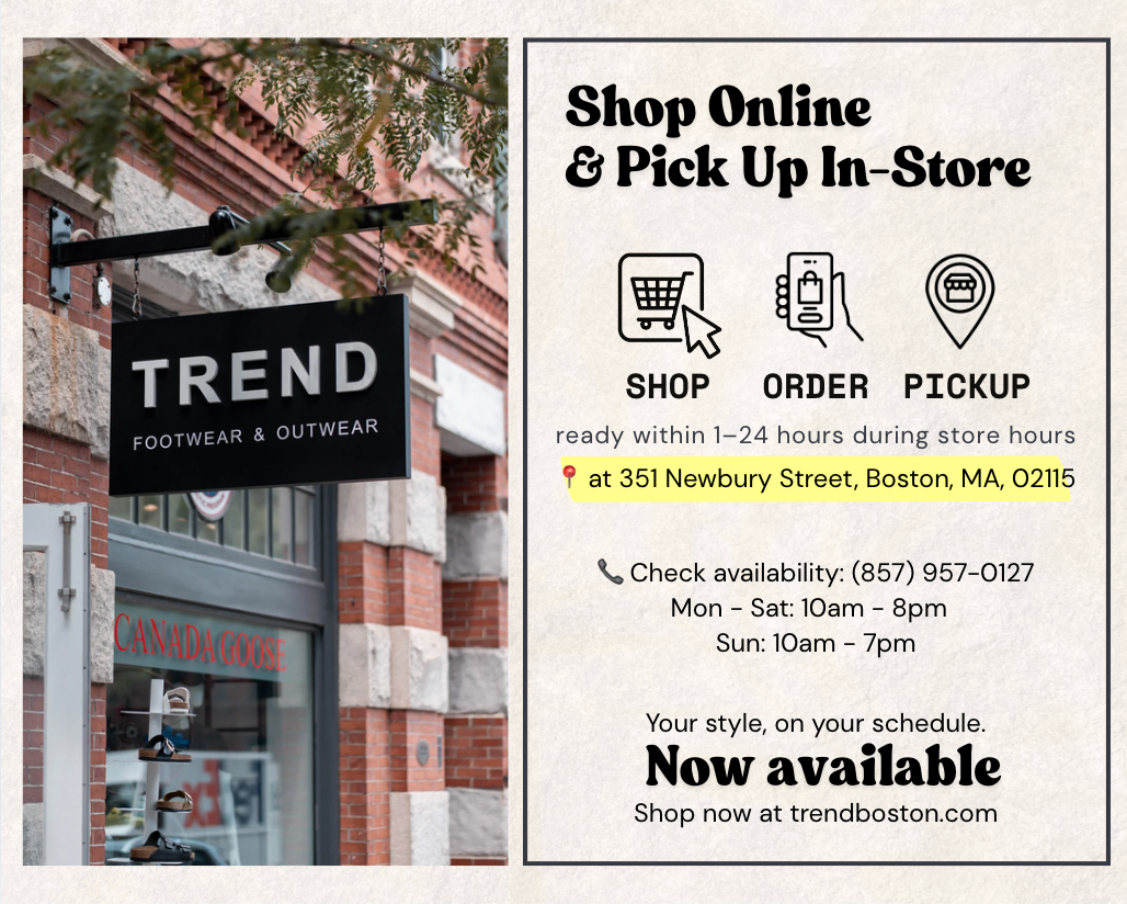 Trendy Shoes & Outerwear From Popular Brands | Trend Boston – TREND BOSTON
